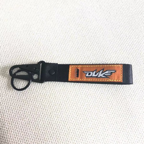 2PCS Backpack Key Ring Hook Strap Metal Keychain Lanyard Double Side ...