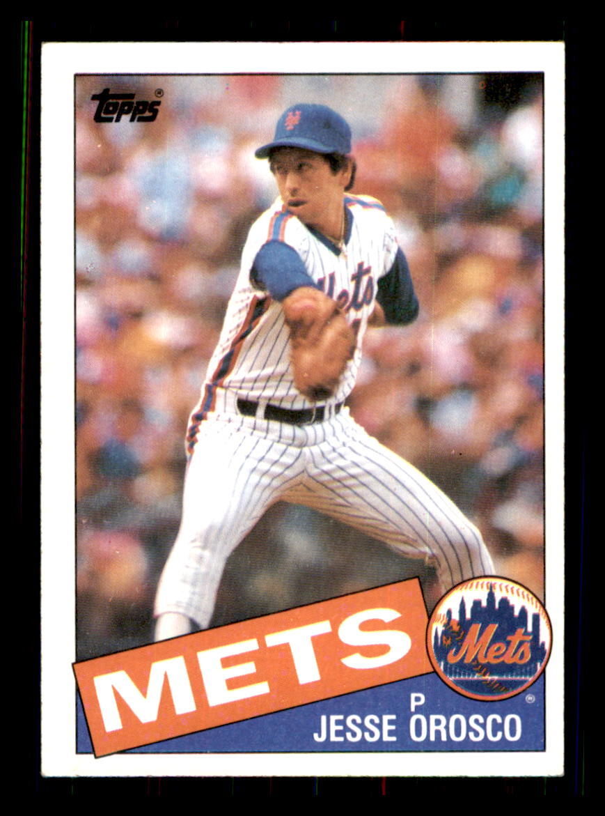1985 Baseball 1985 Topps Jesse Orosco New York Mets #250 1 | eBay
