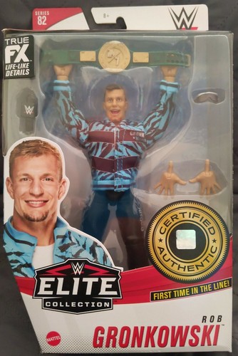 WWE ELITE ROB GRONKOWSKI WRESTLING FIGURE SERIES 82 GRONK MANIA 24/7 ...