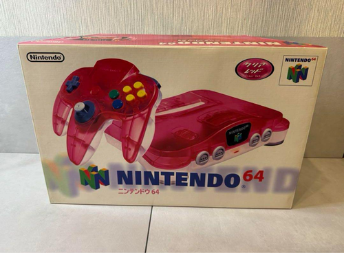 Nintendo 64 N64 Clear Red Console Set RARE Collector's Edition JP ...