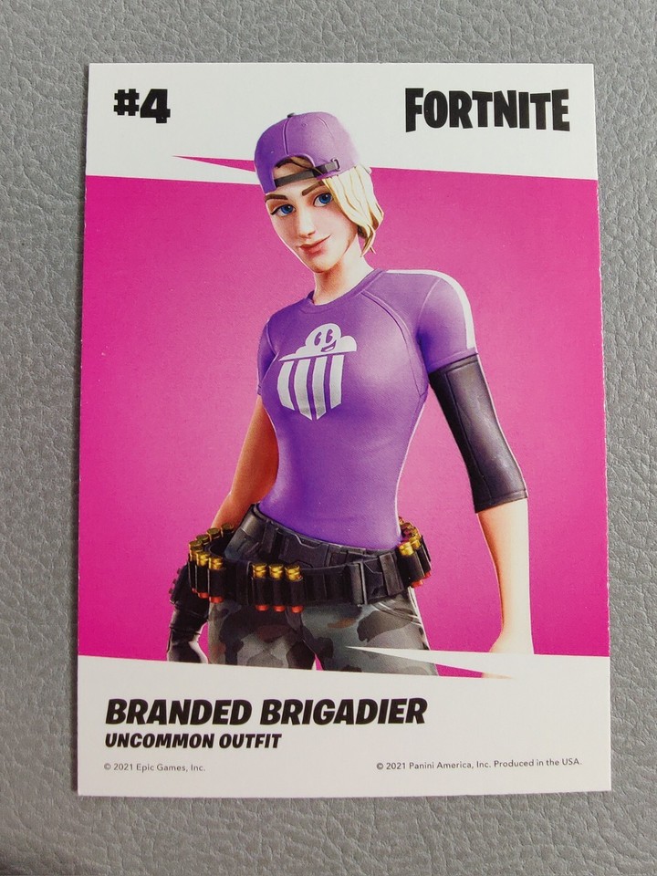 Branded Brigadier #4 Uncommon Outfit | NM/M | 2021 Fortnite Series 3 ...
