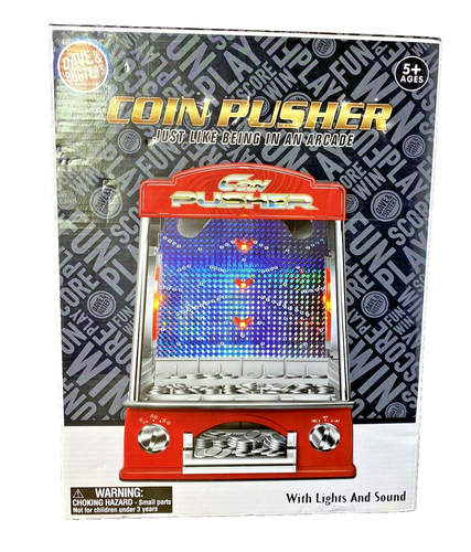 D&B COIN PUSHER Miniature Arcade Game - Replica Classic Penny & Dime ...