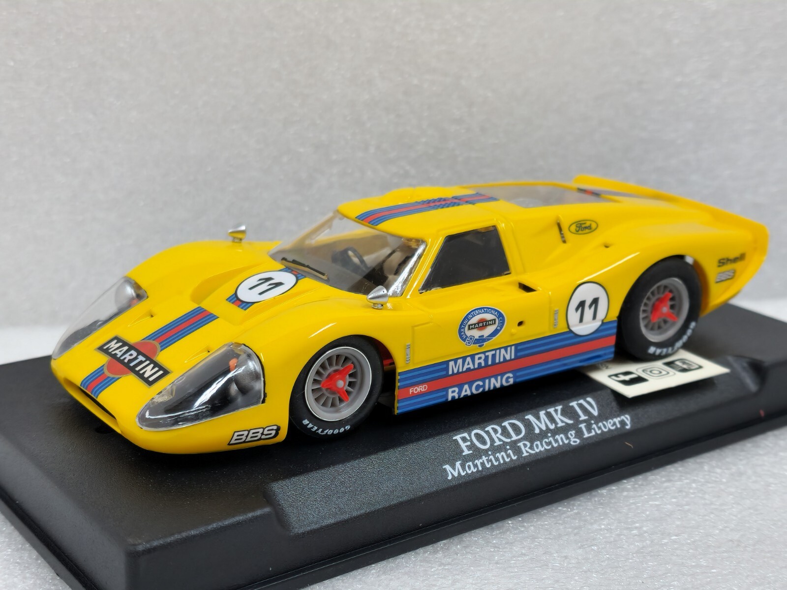 NSR 0411SW Ford Gt40 MKI Martini Racing Yellow 11 Shark 21,500 RPM EVO ...