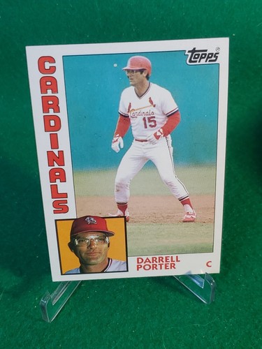 1984 Topps #285 Darrell Porter St. Louis Cardinals MLB Vintage Baseball ...
