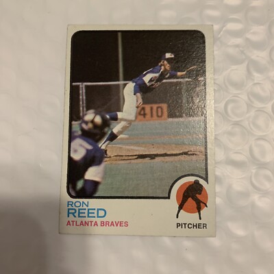 1973 Topps # 72 Ron Reed Atlanta Braves Baseball Card | eBay