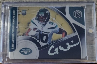 2022 Panini Elements Garrett Wilson Rookie Steel Signatures Autograph ...