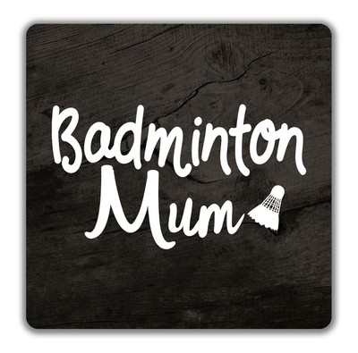 Badminton Mum 2 Pack Coasters - 9cm x 9cm | eBay Australia