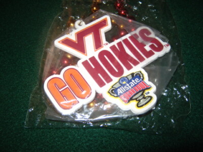 NEW Virginia TECH Team VT Beads VT "GO Hokies" Allstate SUGAR-BOWL ...