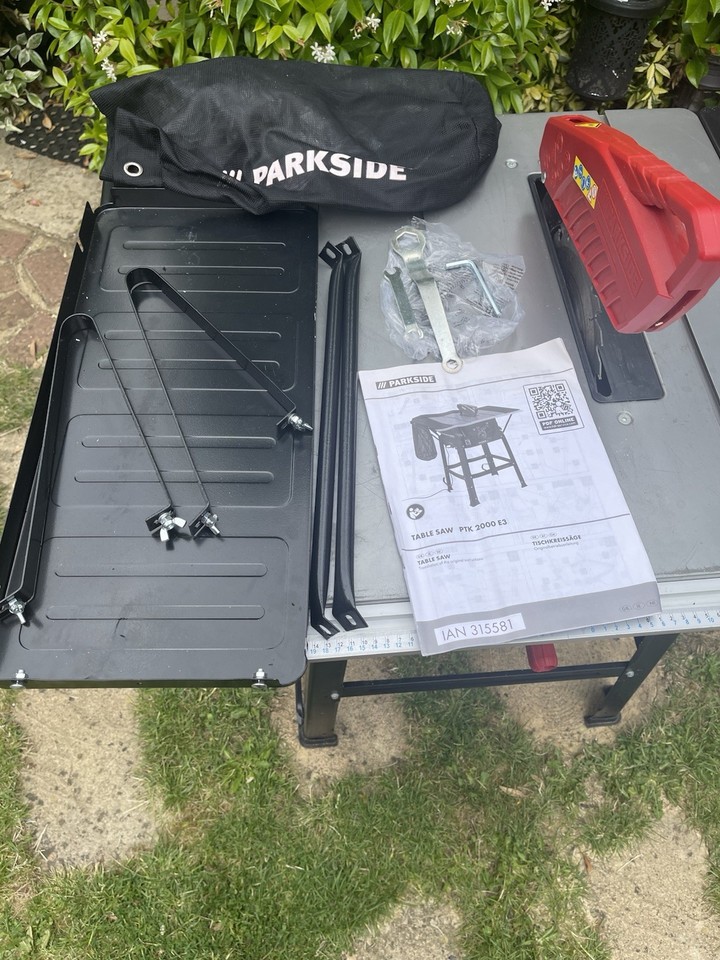 Parkside Table Saw PTK 2000 E3 | eBay UK