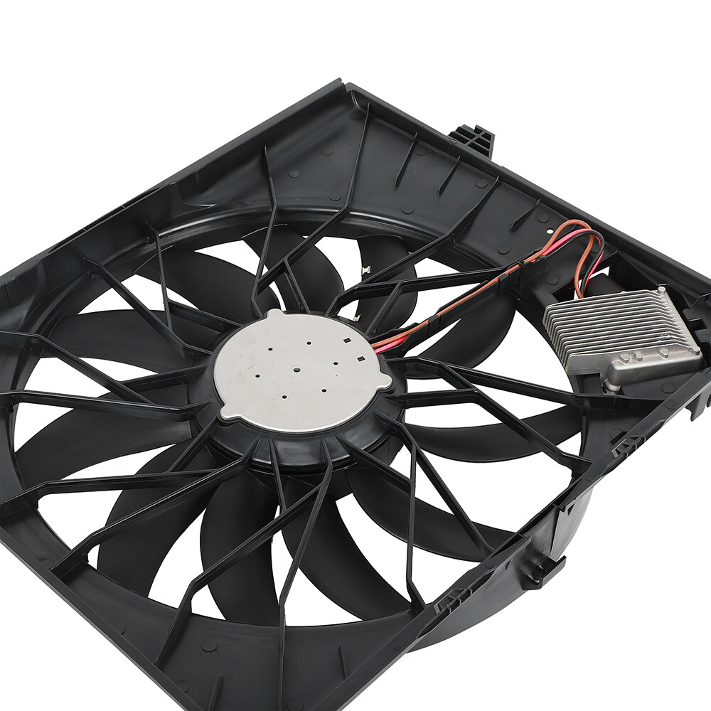 A/C 75924 Radiator Cooling Fan Assembly For 2008 2009-2011 MERCEDES ...