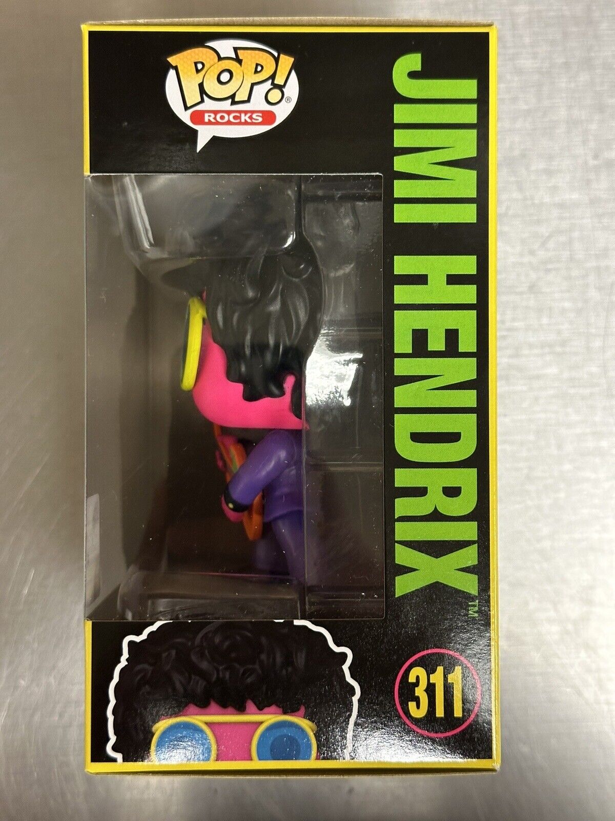 Funko Pop! Vinyl: Jimi Hendrix (Black Light) - San Diego Comic Con ...
