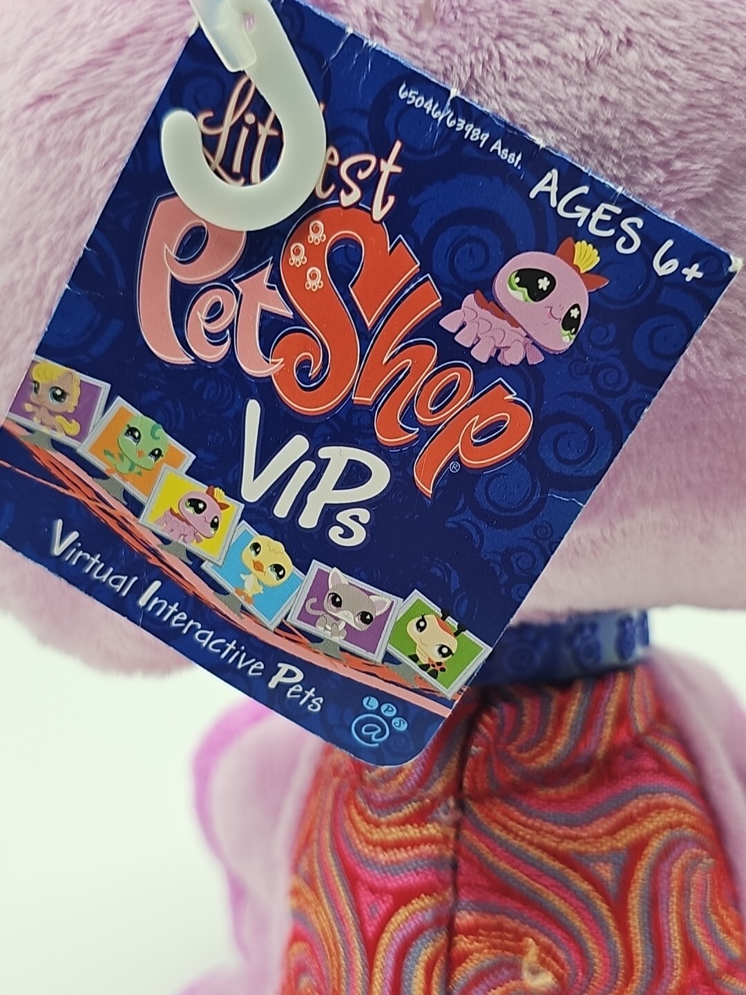 Littlest Pet Shop VIPs Interactive Pet With Tags 2007 Spider Lilac Code ...