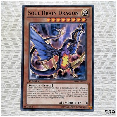 Soul Drain Dragon - SHSP-EN013 - Common 1st Edition Yugioh | eBay