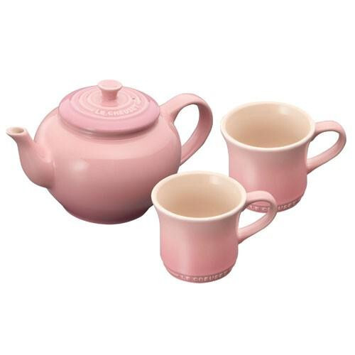 Le Creuset Teapot & Mug (SS) (2 Pieces) Set Rose Quartz | eBay