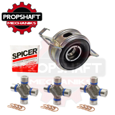 3 x SPICER U-Joints 5-213X & Center Bearing 934-401 Toyota Tacoma 2005 ...