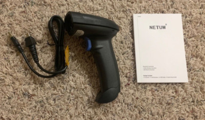 NETUM 2D BARCODE SCANNER BLUETOOTH USB WIRED CONNECTION NT-1228BC *OPEN ...