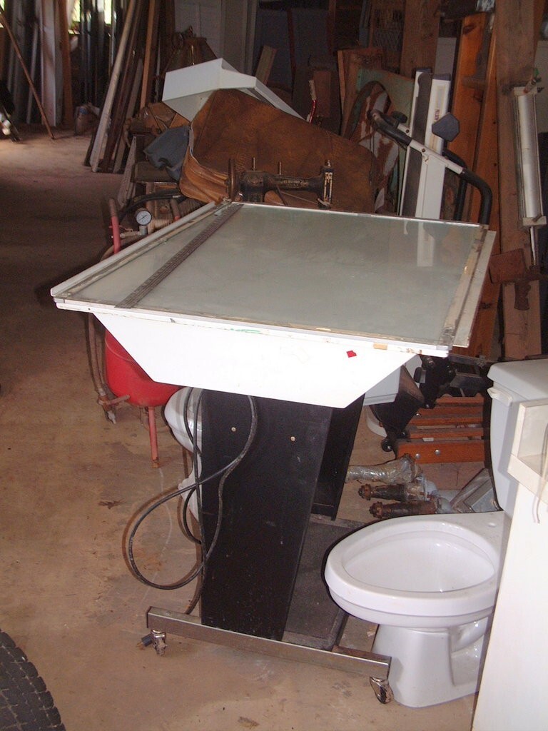 Drafting Table, ASD Selectlin Machine Lettering System Desk Architect ...