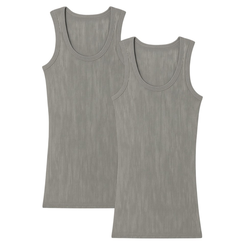 Pajama R Us Women's 2-Pack Ribbed Tank Tops Size S M L XL XXL | eBay