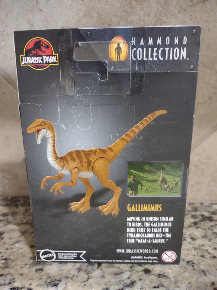 NEW MATTEL Jurassic Park World Hammond Collection Gallimimus Rare ...