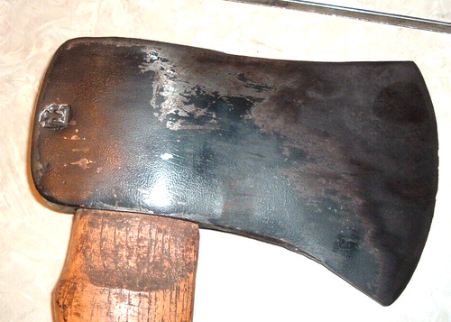 vtg. "m" marked mann axe 3.5lbs. 35" michigan pattern hickory handle | eBay