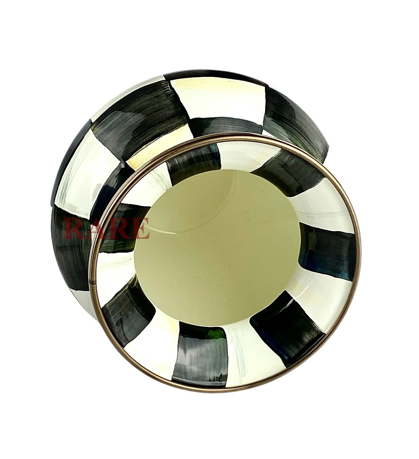 MacKenzie-Childs Courtly Check Small Vase 4.75" Tall No Box for sale ...