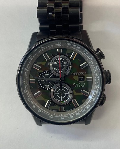 Citizen Men's Eco-Drive Weekender Nighthawk Camo Dial Watch | eBay