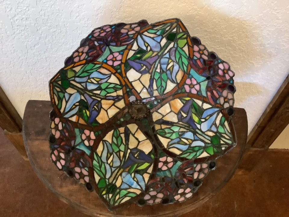 Beautiful Tiffany Style Butterfly Lamp Shade Parts Only | eBay