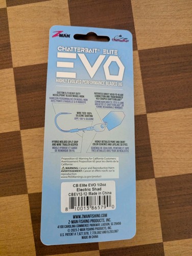 Make Offer! 2x ZMAN Z-MAN ProjectZ+Elite Evo Mix lot Chatterbaits NEW ...