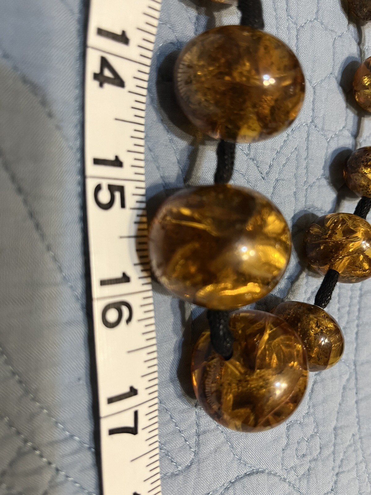 Vintage Gerda Lynggaard Huge Amber necklace - Gem