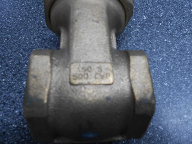 Stockham Brass Gate Valve 150 SWP 300 CWP Fig B 120 1/2 Black Turn ...