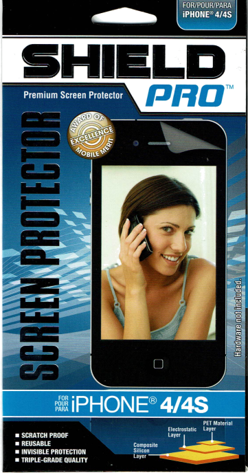 Apple iPhone 4 & 4S Screen Protector in Clear, Colors, Front or Back | eBay