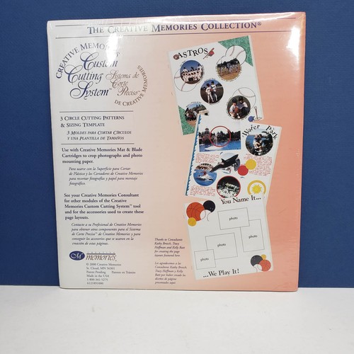 CREATIVE MEMORIES Collection CUSTOM CUTTING SYSTEM 3 Circle Cutting ...