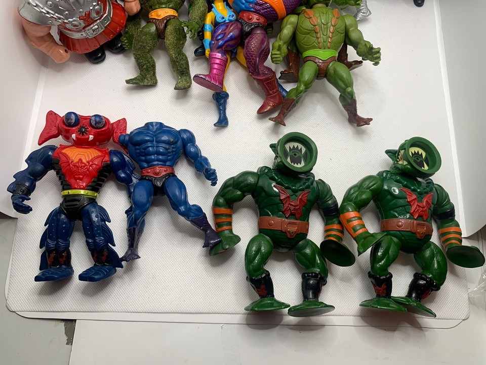 Vintage MOTU Action Figures Masters of Universe Lot W/ Accessories ...