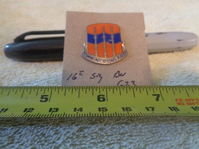 16th Signal Battalion G23 Unit Crest, DI, DUI (DRAW#85) | eBay