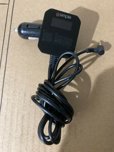 iSimple - FM Modulator for Most 3.5mm-Enabled Devices - Black | eBay