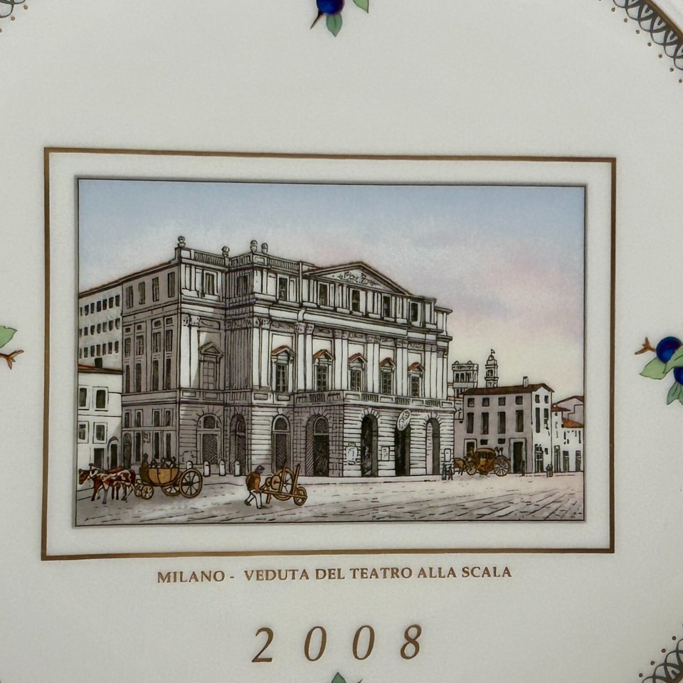 Richard Ginori 2008 Plate - Milano Teatro Alla Scala - Japan | eBay