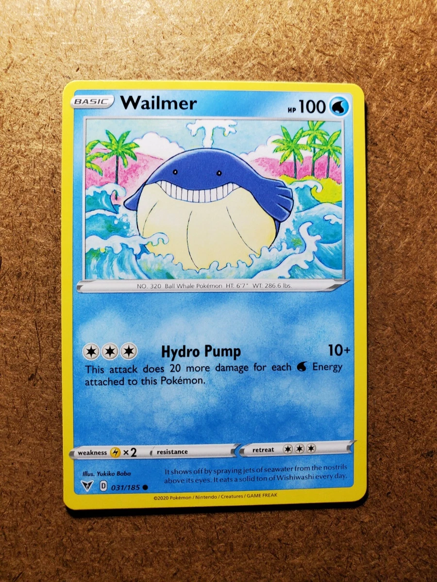 Wailmer Pokemon Card