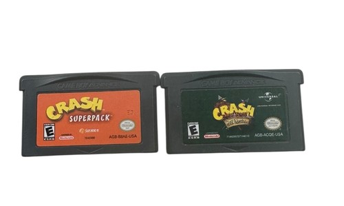 Crash Superpack And Crash Bandicoot The Huge Adventure GBA Games Tested ...