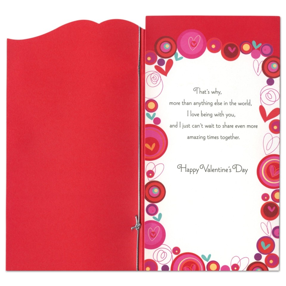 Romantic VALENTINE'S DAY Card, Love Being With You by Hallmark Between ...