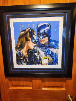 SIDESHOW EXC ART PRINT FRAMED BATMAN MEANWHILE at the Sweet Shoppe 153 ...