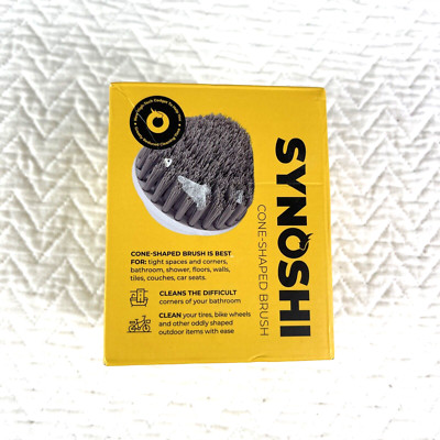 Synoshi® 2 Cone Brush Heads Perfect for Corners & Hard-To-Reach Places ...