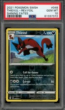Pokémon TCG Thievul Shining Fates 048/072 Reverse Holo Holo Rare for ...