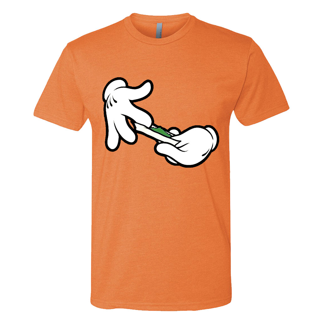 Mickey Mouse Hands Rolling Blunt