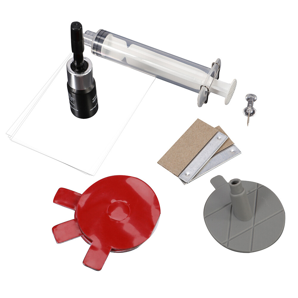 Windscreen Windshield Repair Tool Set DIY Car Kit Wind Glass For Chip ...