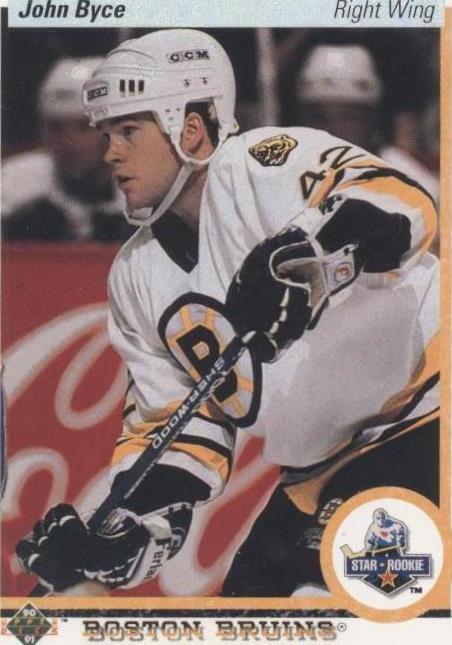 1990-91 Upper Deck - Star Rookie John Byce #25 (RC) for sale online | eBay
