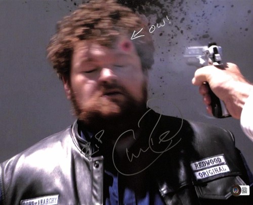 Christopher Reed “Filthy Phil” Sons of Anarchy Signed 11x14 Photograph ...