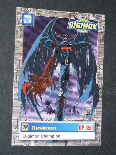 DIGIMON CARD 1999 TV ANIMATION BANDAI #32 DEVIMON | eBay