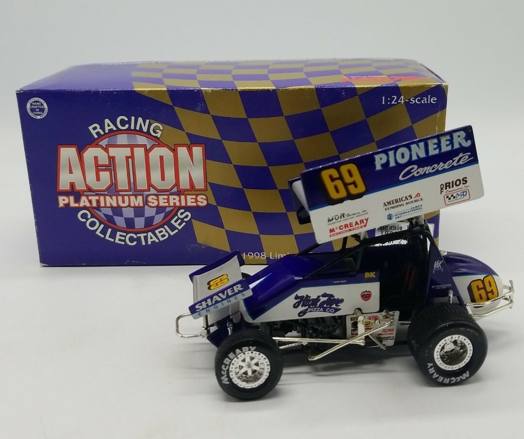 1997 Action BRENT KAEDING #69 Pioneer Concrete Winged Sprint Car 1/24 ...