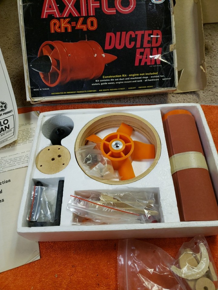 Midwest Products - AXIFLO RK-40 Ducted Fan Kit - New! | eBay