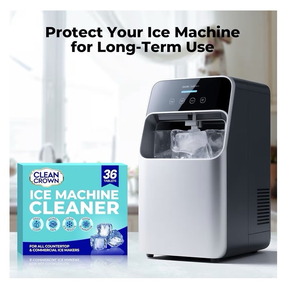 Ice Machine Cleaner Tablets 36 Pack Nickel Safe Descaler for Opal GE ...